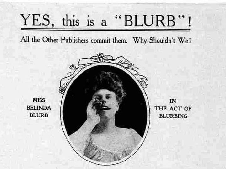 The Seriocomic Origin of 'Blurb' | Merriam-Webster