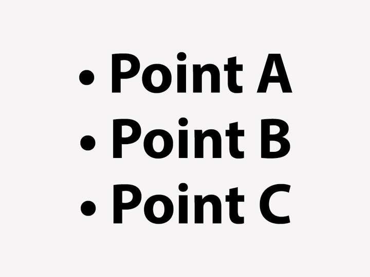 Bullet Point ( • ): Symbol, Meaning, Shortcuts & How to Use | Merriam ...