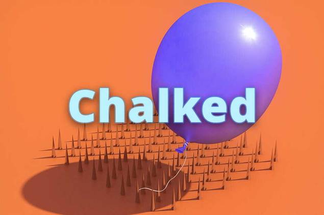 CHALKED Slang Meaning | Merriam-Webster