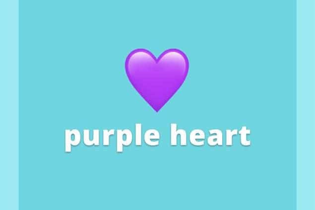 💜 PURPLE HEART Slang Meaning | Merriam-Webster