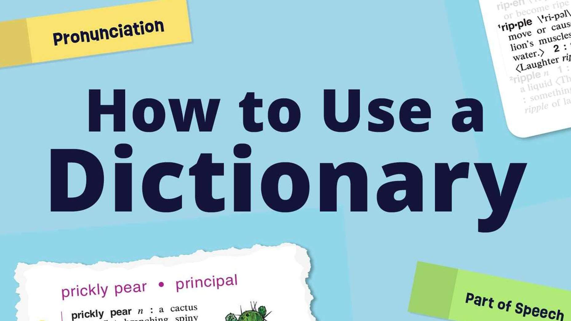 How to Use a Dictionary (Video) | Merriam-Webster