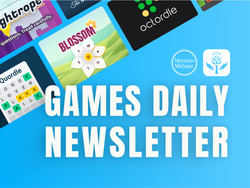 Word Games & Quizzes | Merriam-Webster