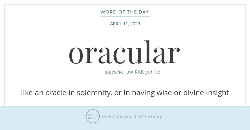 Oracular Meaning