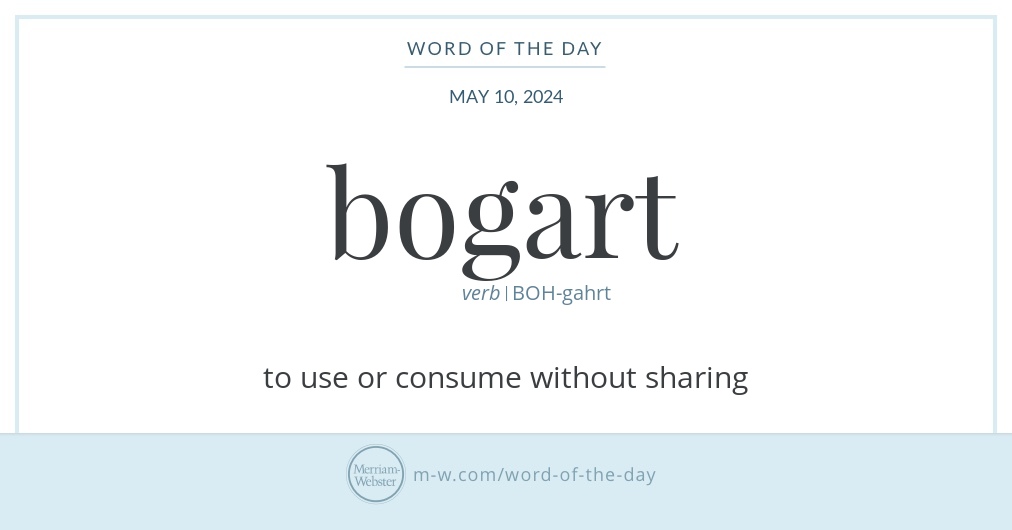 Word of the Day: Bogart | Merriam-Webster