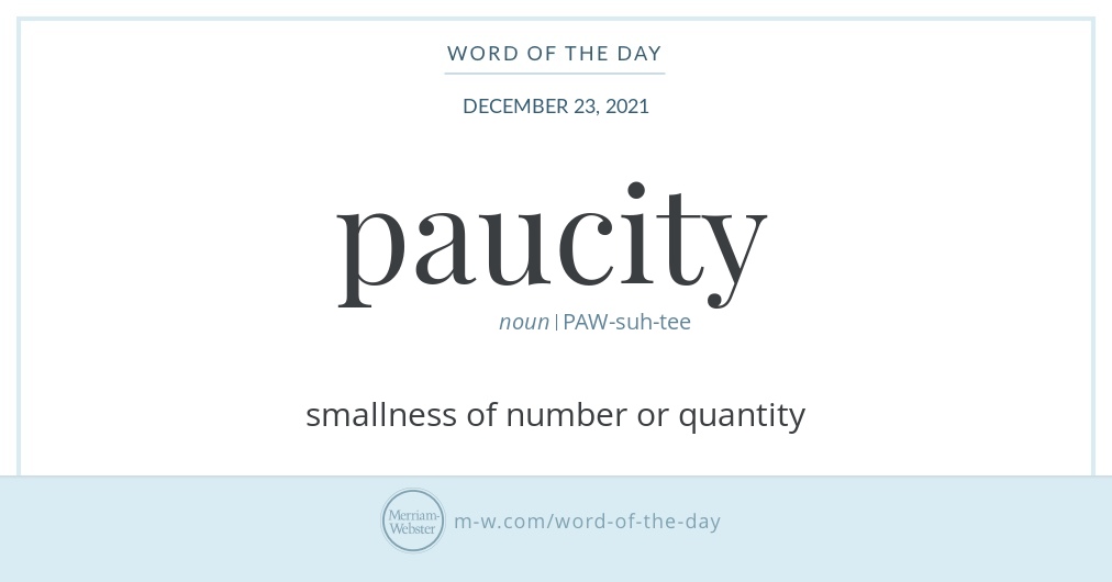 Paucity