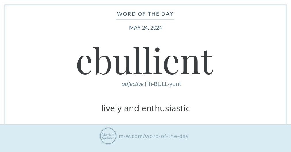 Merriam Webster Word Of The Day Merriam Webster's Word Of The Day