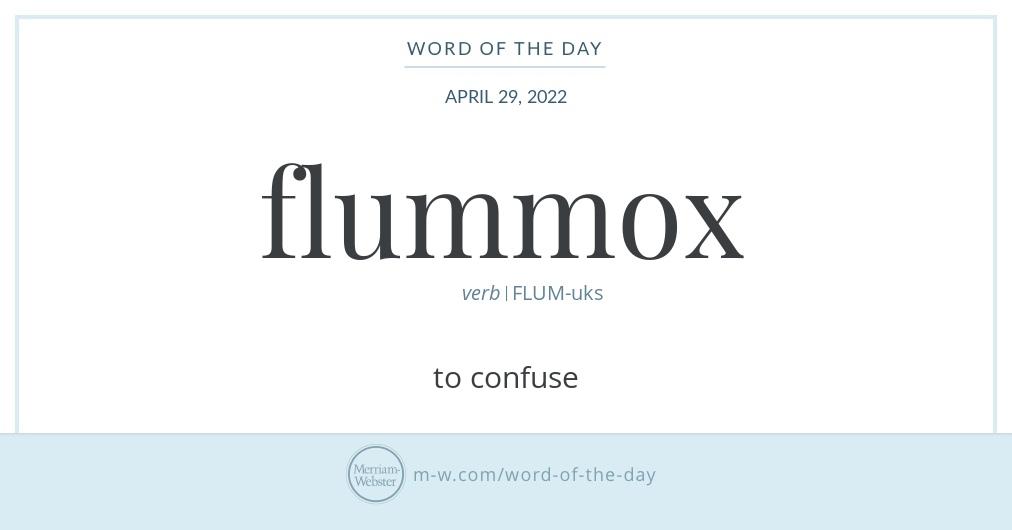Word of the Day: Flummox | Merriam-Webster