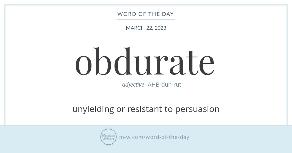 Obdurateness Intemperance Wikiquote