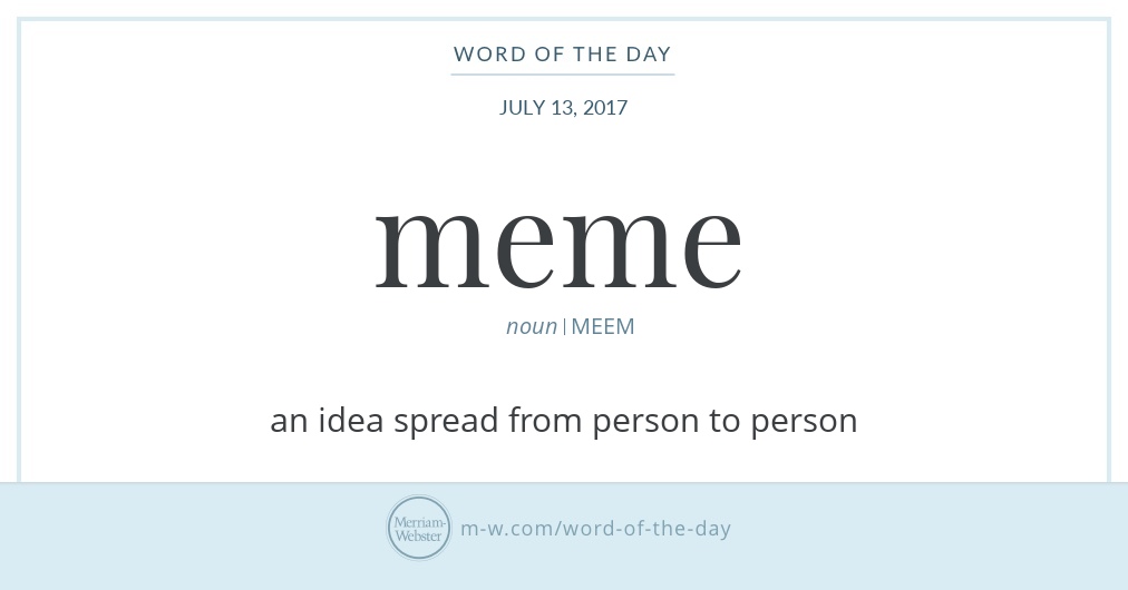 Memes Word Etymology